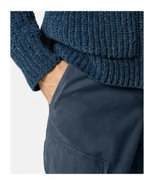 Stone Island Loose-fit Cargo Trousers With Snap Pockets