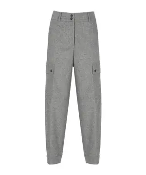 Peserico Casual Trousers With Belt Loops - Gray