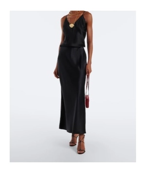 JOSEPH Isaak Silk Satin Maxi Skirt
