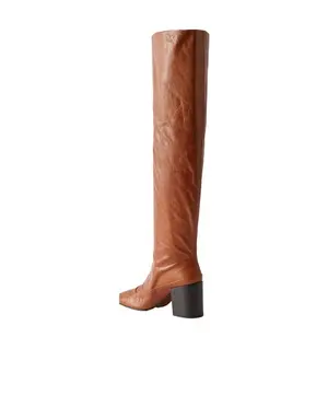 Dries Van Noten Leather Knee Boots
