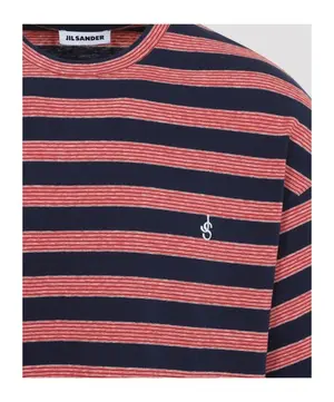 JIL SANDER Striped Crewneck T-shirt - No