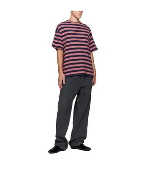 JIL SANDER Striped Crewneck T-shirt