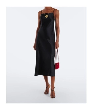 JOSEPH Cloe Silk Satin Midi Dress