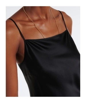 JOSEPH Cloe Silk Satin Midi Dress