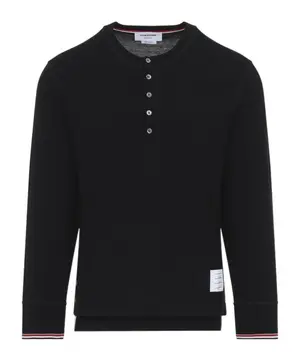 Thom Browne Rwb Striped Knitted Top