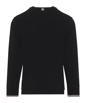 Thom Browne Rwb Striped Knitted Top
