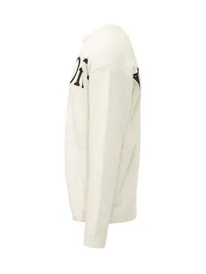 Off-White Bookish Logo Patch Knitted Jumper