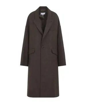 MAISON MARGIELA Long-sleeved Coat - Brown