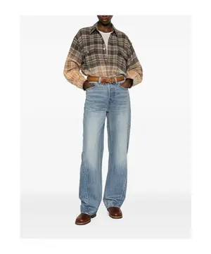 Alexander Wang Logo Patch Wide-leg Jeans