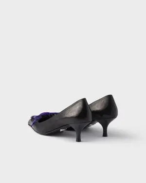 Prada Antiqued Leather Pumps