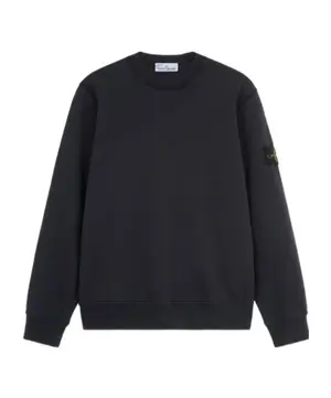 Stone Island Regular-fit Crewneck Sweatshirt With Raglan Sleeves