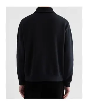 JIL SANDER Cotton Blend Polo Sweatshirt