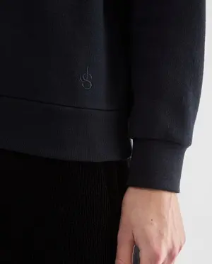 JIL SANDER Cotton Blend Polo Sweatshirt
