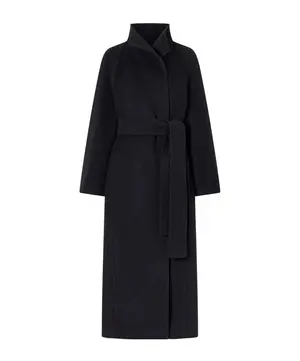 Khaite Belted Wool Long Coat - No