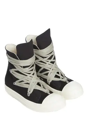 Rick Owens Megalace High Top Sneakers