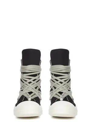 Rick Owens Megalace High Top Sneakers