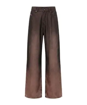 DIESEL® Casual Trousers With Belt Loops - Brown