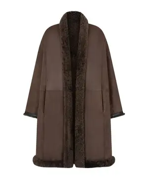 TOM FORD Shearling Patchwork Reversible Coat