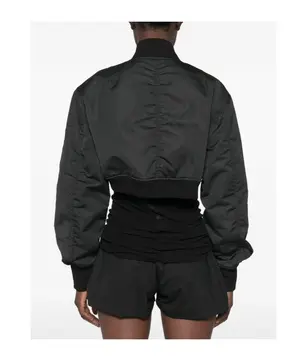 Balenciaga Cropped Bomber Jacket