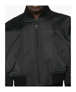 Balenciaga Cropped Bomber Jacket