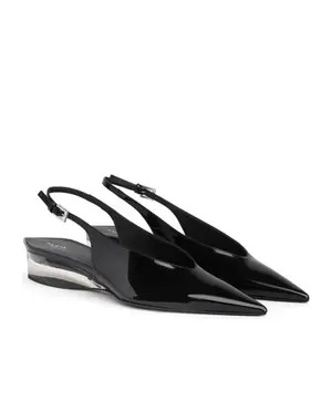 Alaïa Patent-leather Slingback Pumps