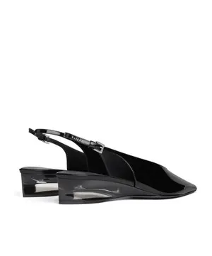 Alaïa Patent-leather Slingback Pumps