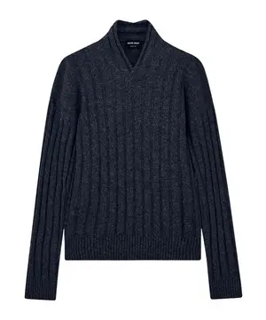 Giorgio Armani Long-sleeve Knit Top - Black