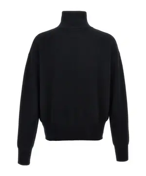 Extreme Cashmere Long-sleeved Knitted Cardigan - Black