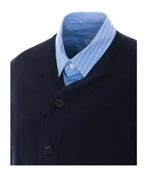 Sacai Layered Button-up Cardigan