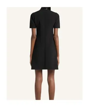 COURREGES A-line Mini Dress With Vinyl Collar