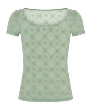 MARINE SERRE Moonogram Round-neck T-shirt