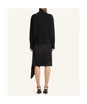 COURREGES Draped Satin Skirt