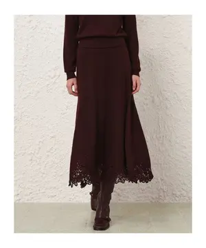 Zimmermann Valiant Merino Lace Skirt