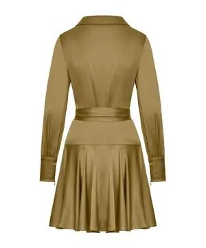 Zimmermann Long-sleeved Belted Dress