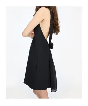 ROTATE BY BIRGER CHRISTENSEN Crepe A-line Mini Dress With Chiffon Embellishments