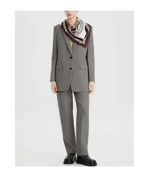 Ports 1961 Check Wool Blazer