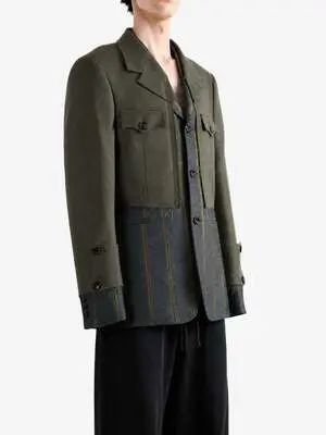 Comme Des Garçons Long-sleeved Suit Jacket