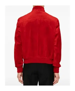 TOM FORD Long-sleeved Suede Leather Jacket