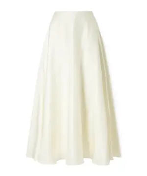 CULT GAIA Cult Gaia Silk-Twill Midi Skirt