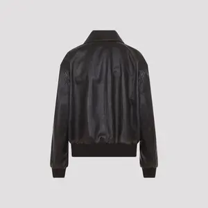Prada Long-sleeved Leather Jacket