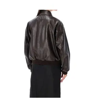 Prada Leather Bomber Jacket