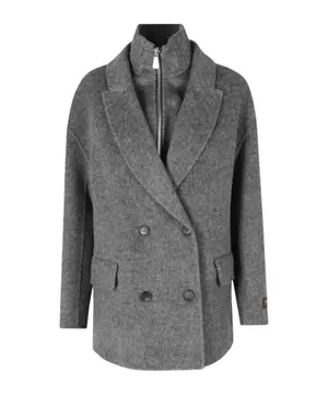 ERMANNO FIRENZE Double-breasted Short Coat - No