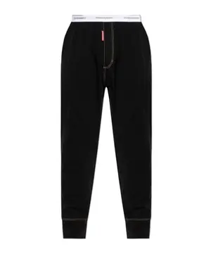 Dsquared2 Elasticated Waist Casual Trousers - Black