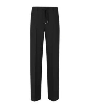 ERMANNO FIRENZE Drawstring Casual Pants - Black