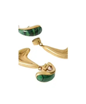 Khaite Cyclone Gold-plated Drop Earrings