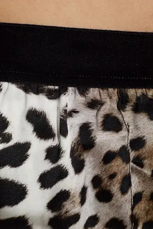 TOM FORD Leopard Print Elastic Waist Trousers