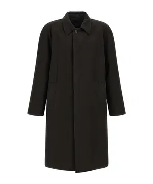 Prada Long-sleeved Coat - Black