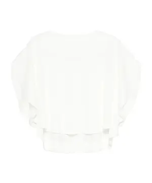 Issey Miyake A-poc Slice Pleated Top - White