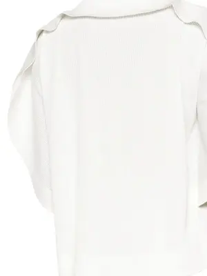 Issey Miyake A-poc Slice Pleated Top - White