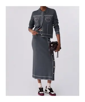Liu Jo Knit Jacket With Beads